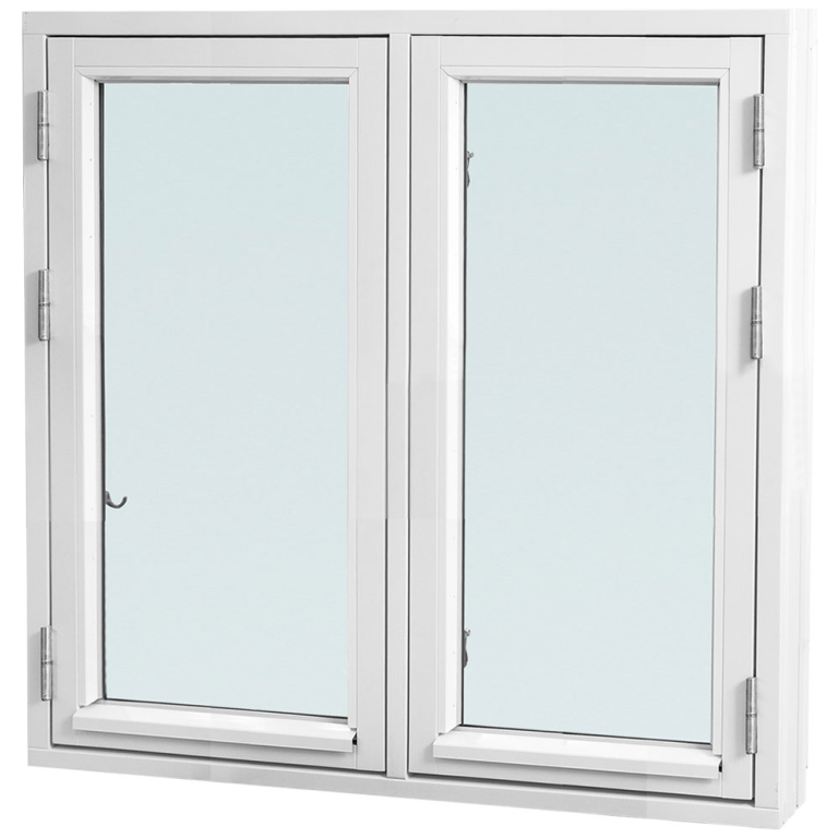 Finestra 2-rams sidehengslet vindu 90×110 3-lags glass - Dør og Vindu AS